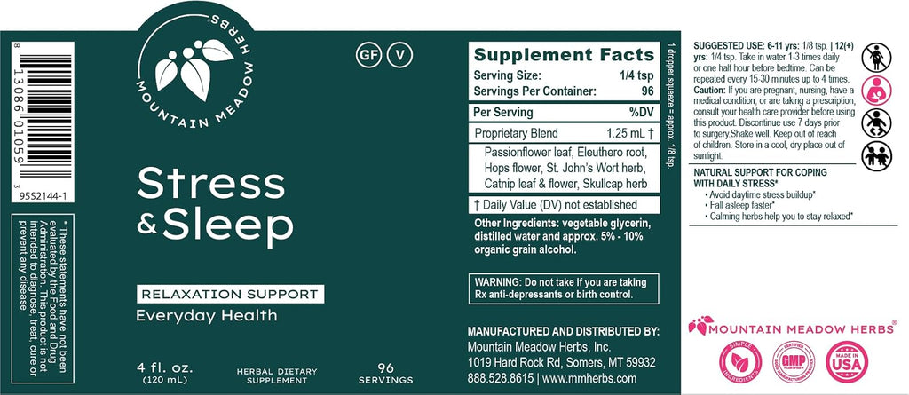 4 oz herbal sleep tincture