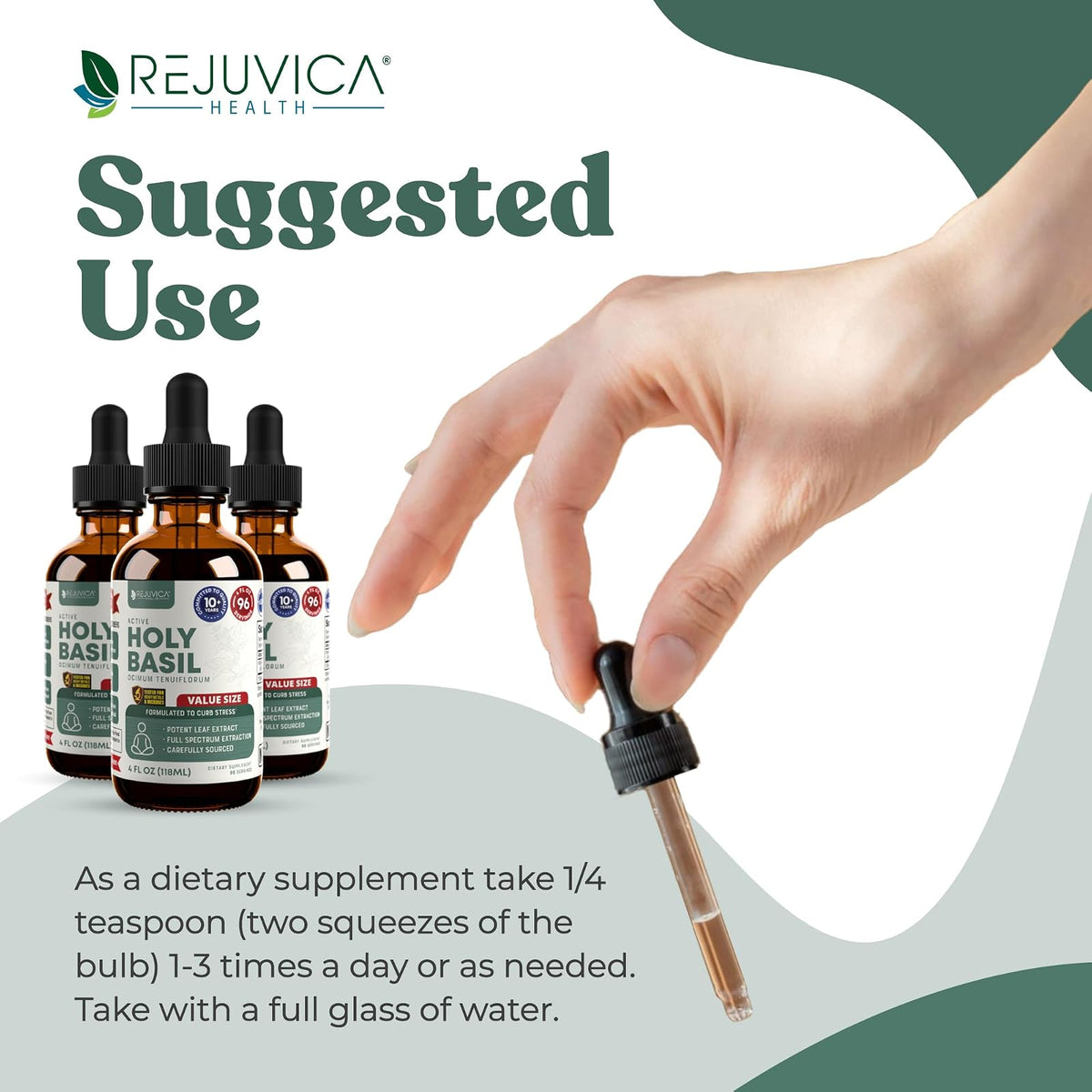 4 oz holy basil extract for anxiety