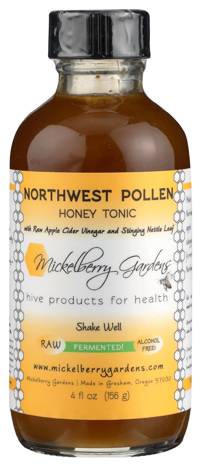 4 oz honey tonic for wellness