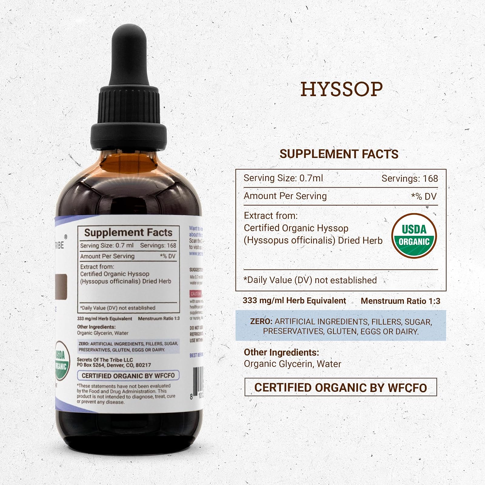 4 oz hyssop extract for wellness