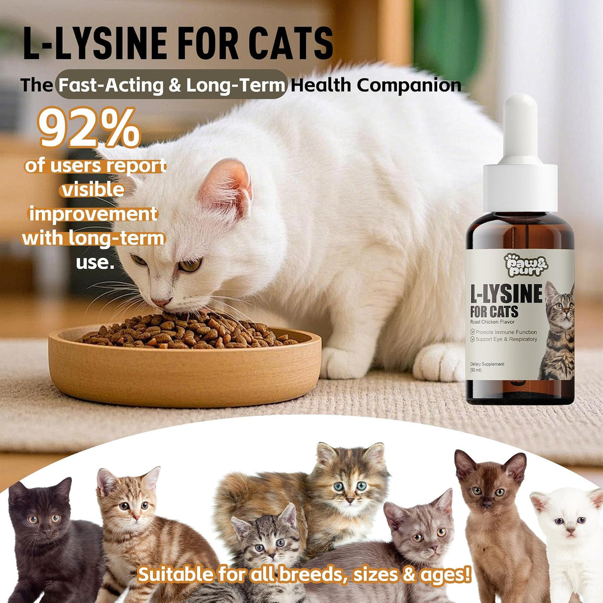 4 oz l-lysine for feline health