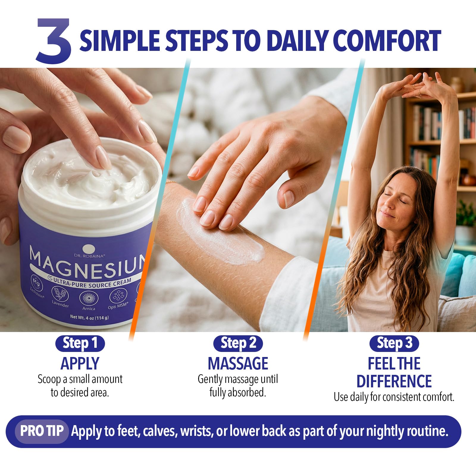 4 oz lavender magnesium cream