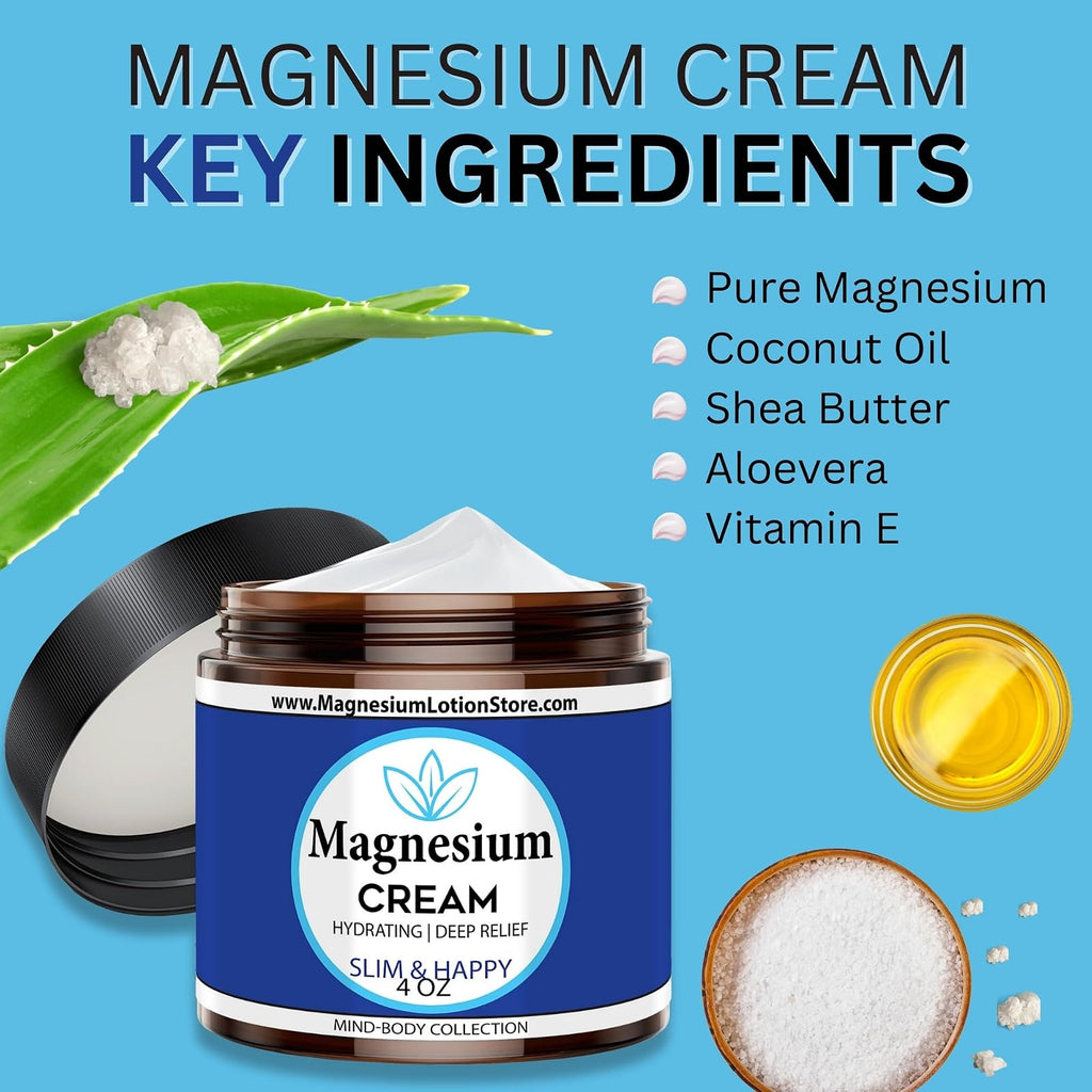 4 oz magnesium cream for wellness