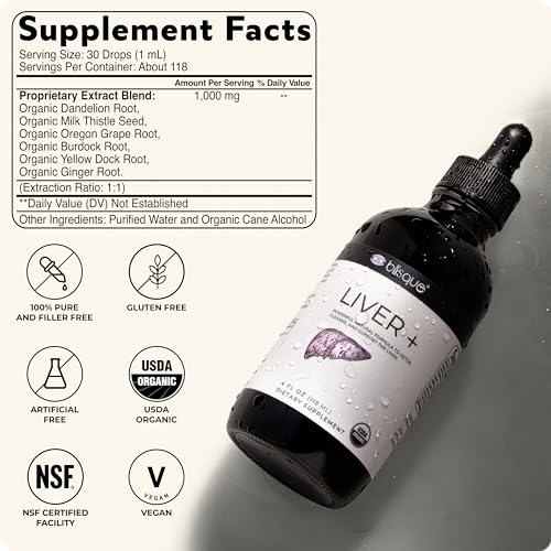 4 oz milk thistle supplement bottle