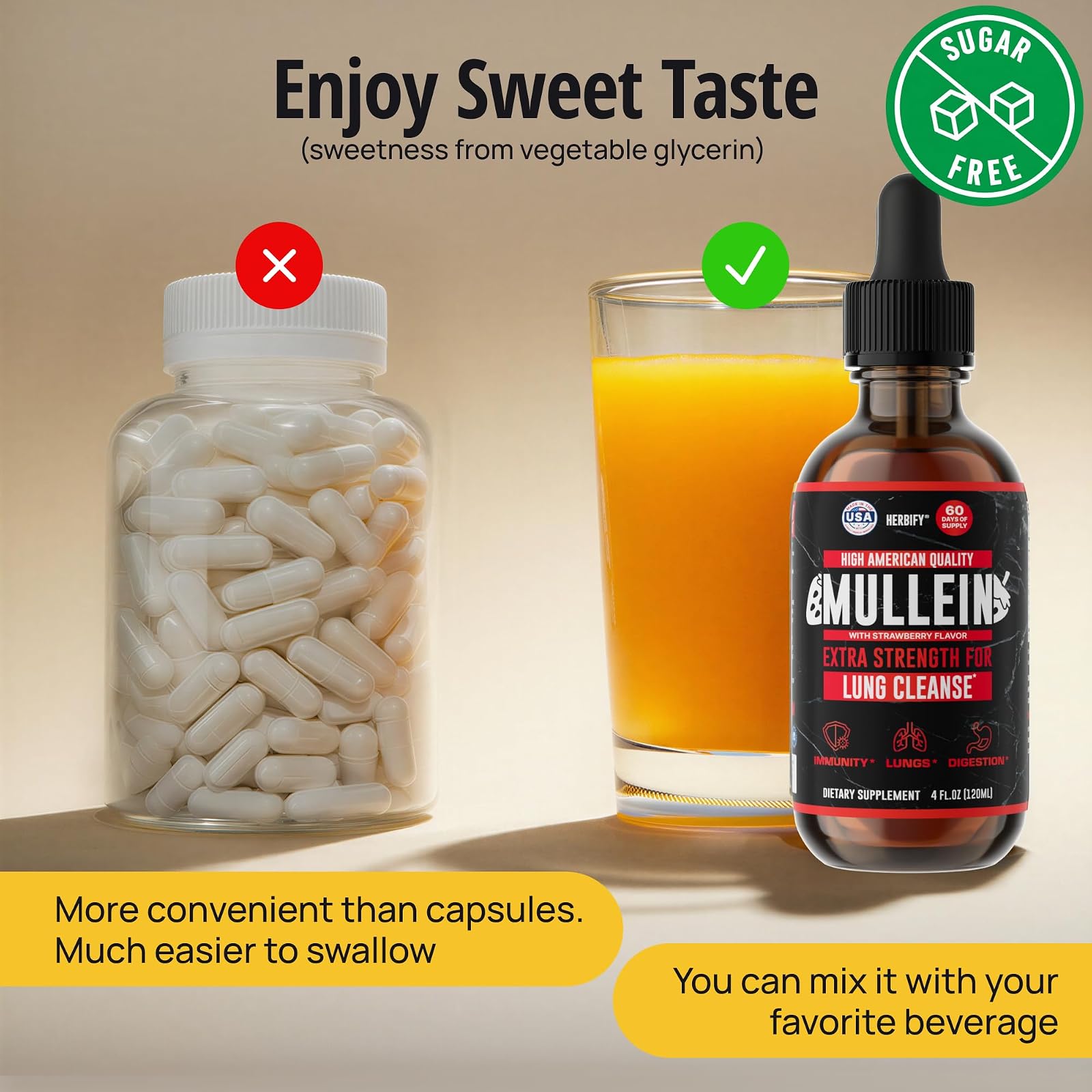 4 oz Mullein drops for wellness