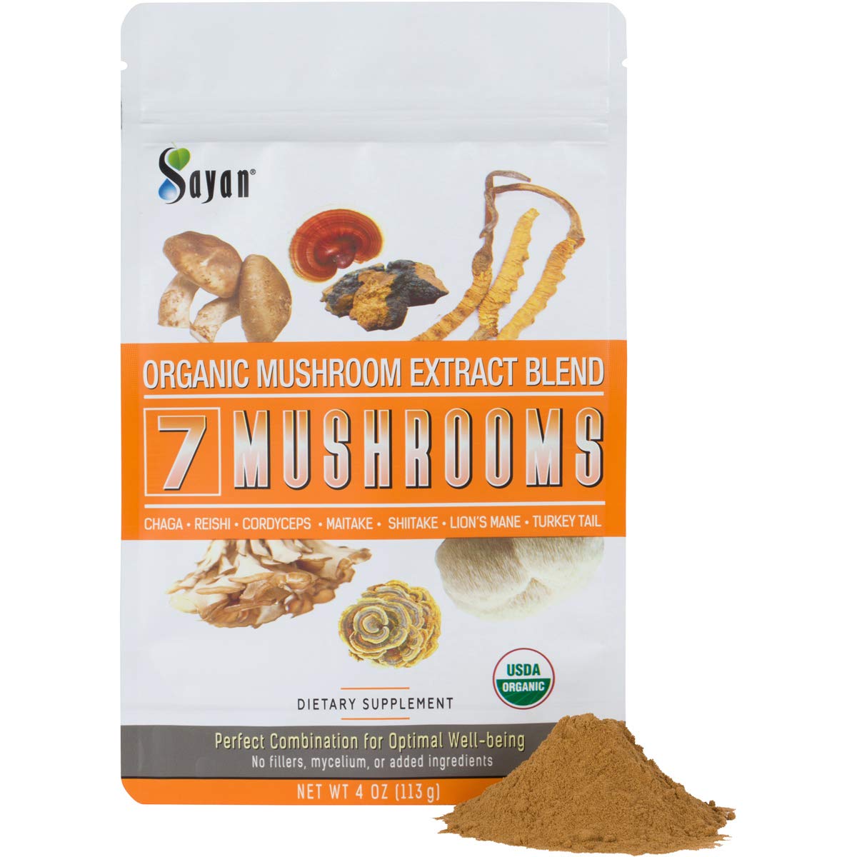 4 oz mushroom powder for daily use