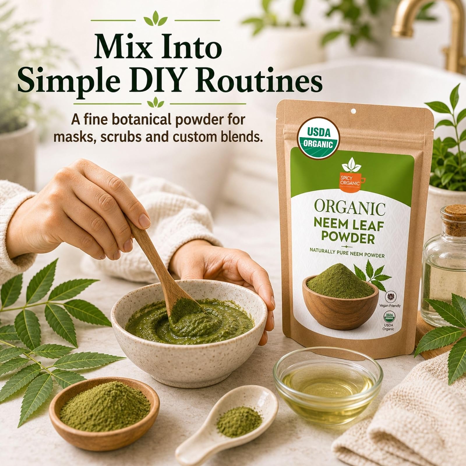 4 oz neem powder packaging