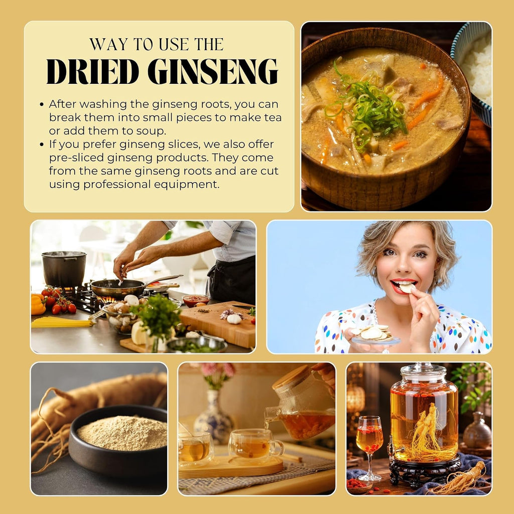 4 oz organic ginseng for wellness