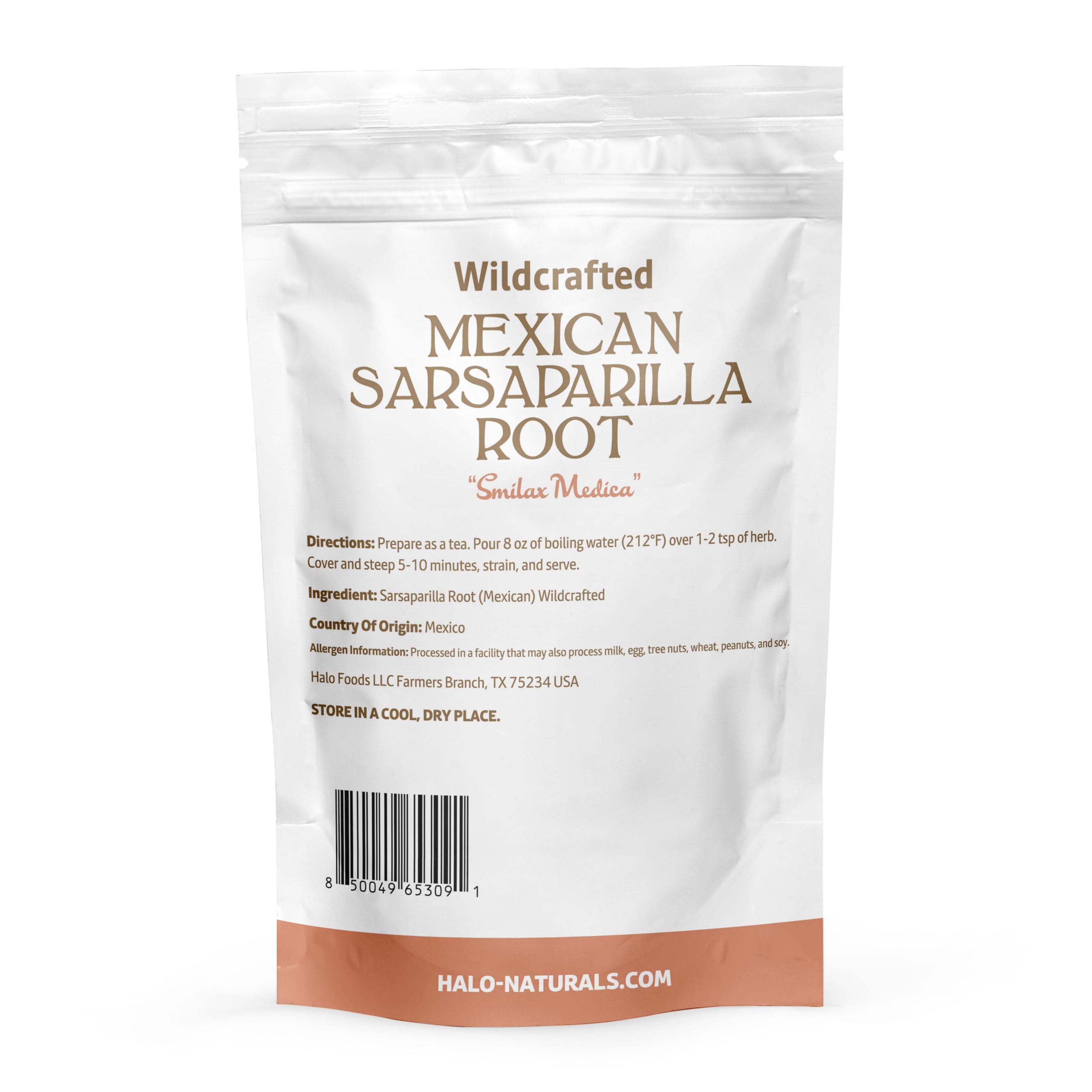 4 oz resealable pouch of sarsaparilla
