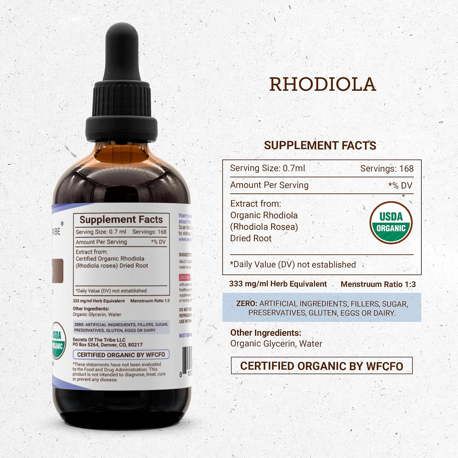4 oz rhodiola rosea tincture