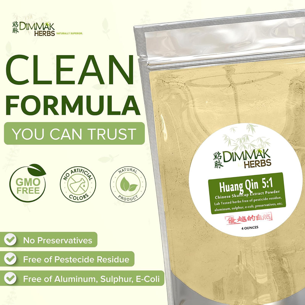 4 oz Scutellaria Baicalensis extract dosage