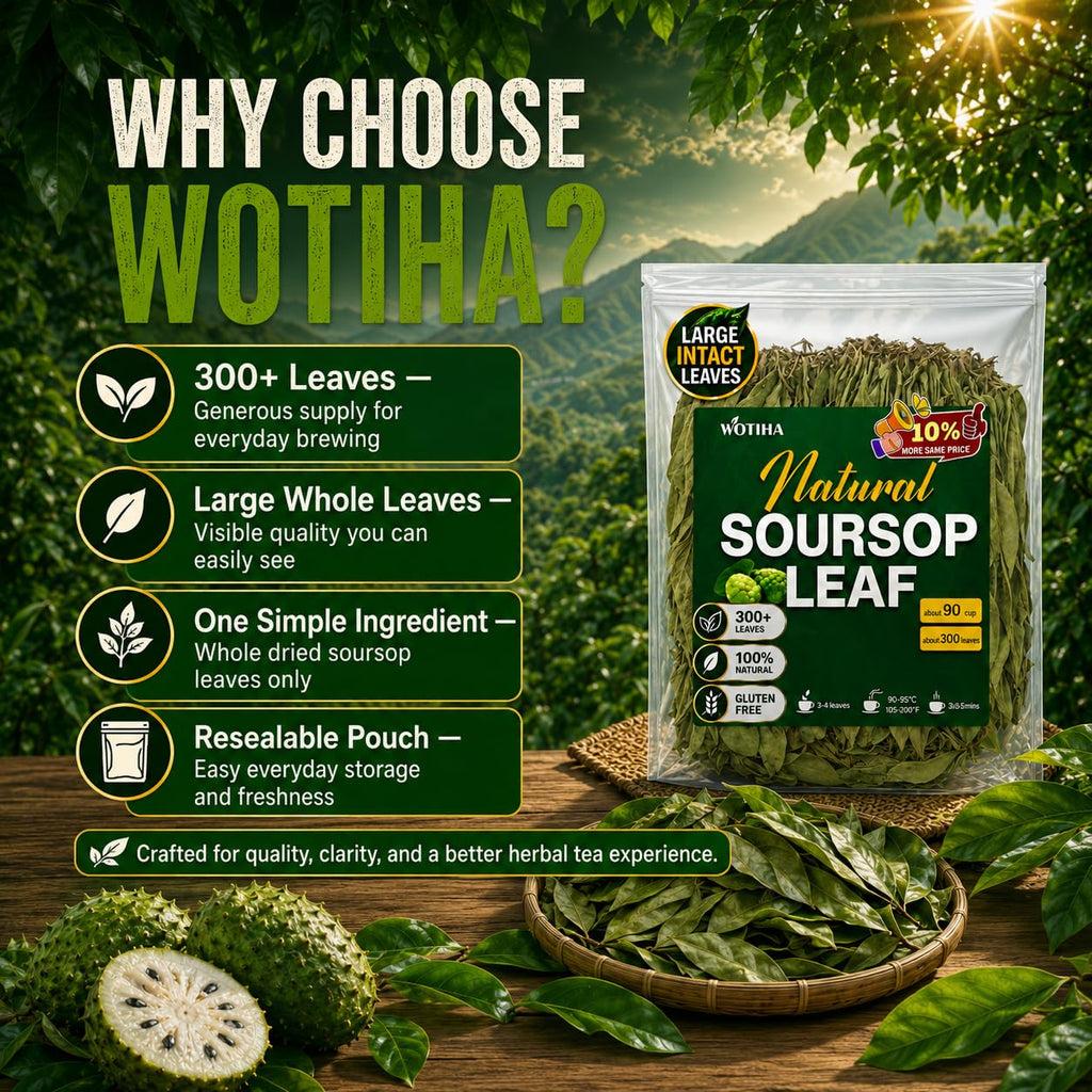 4 oz soursop leaves for brewing