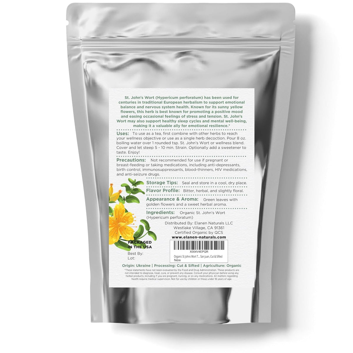 4 oz St John's Wort package