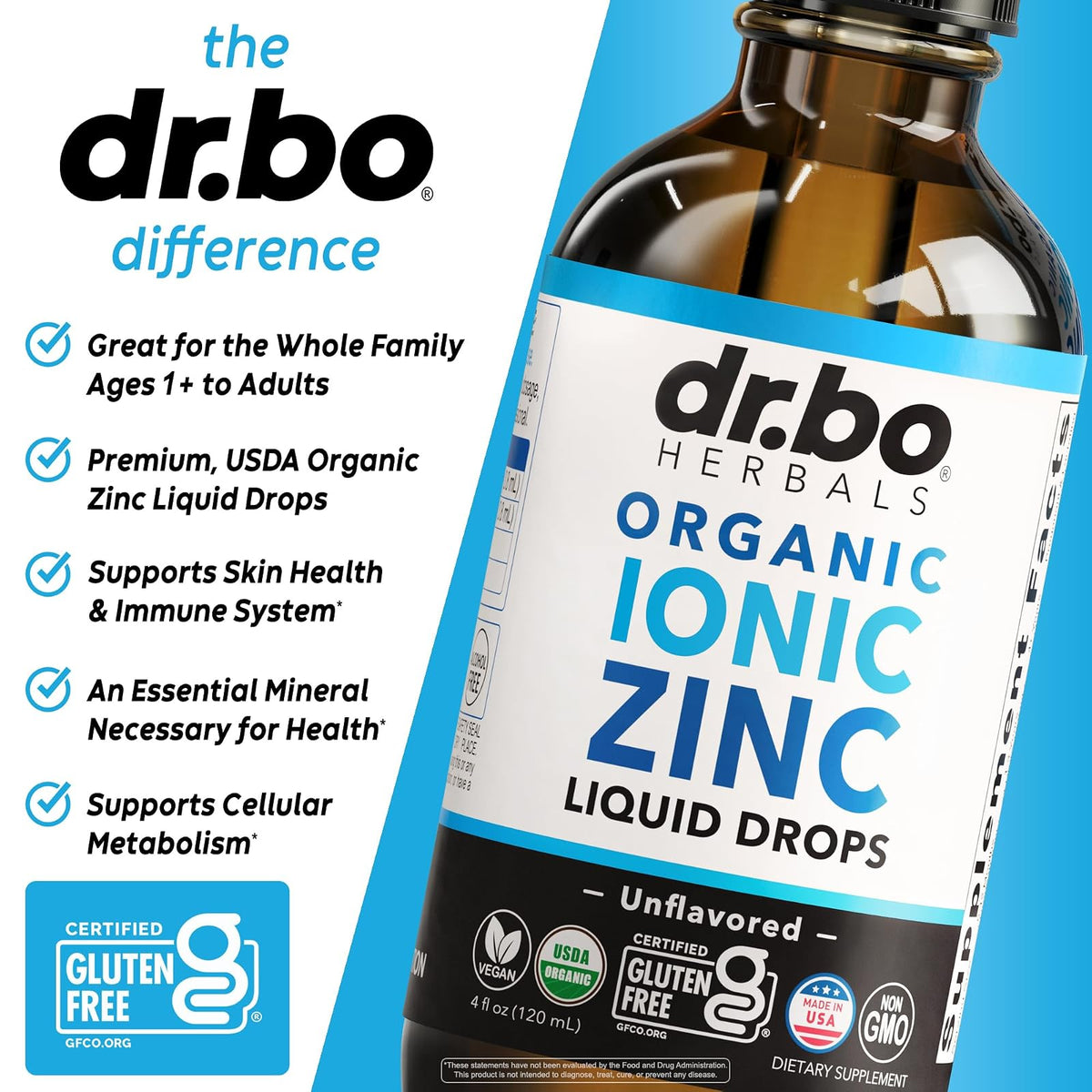 4 oz zinc drops for daily health