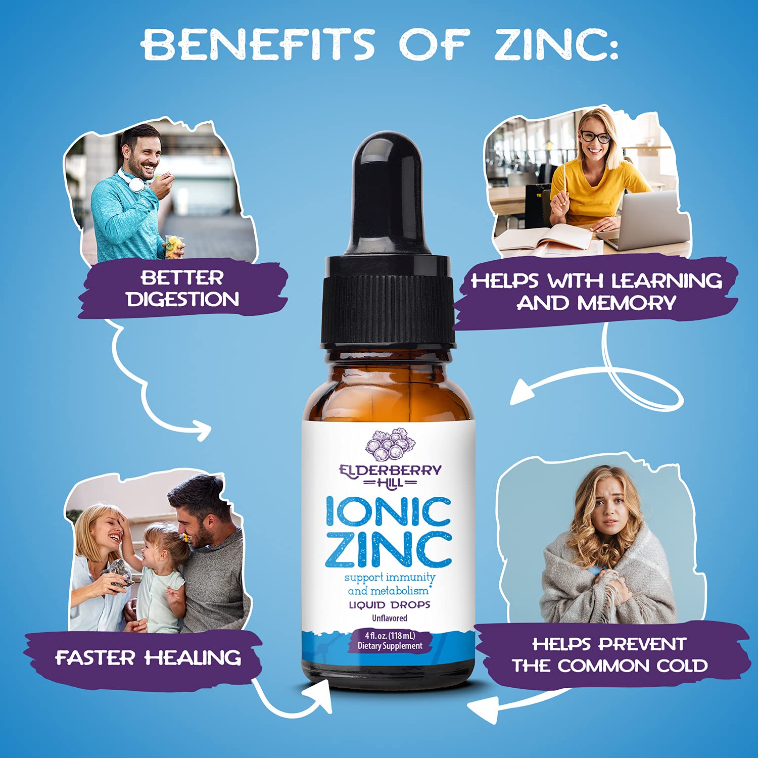 4 oz zinc drops for family health