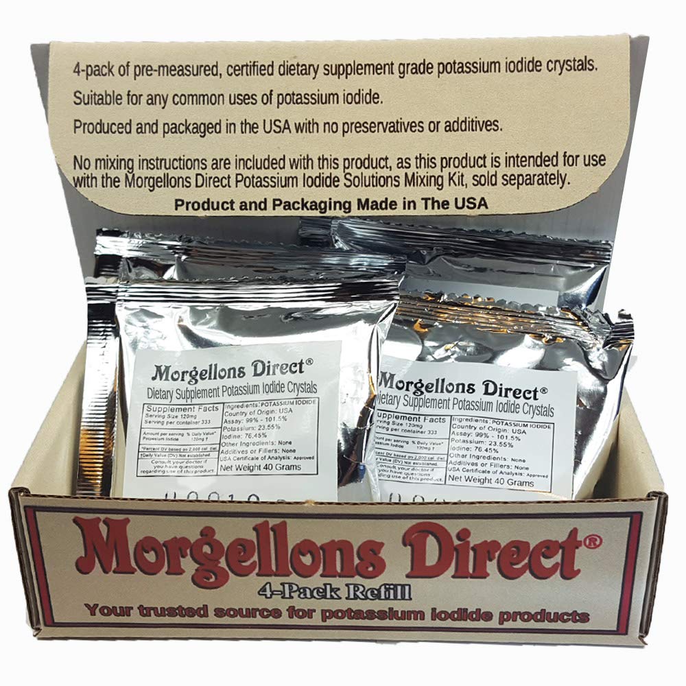 4 pack potassium iodide crystals