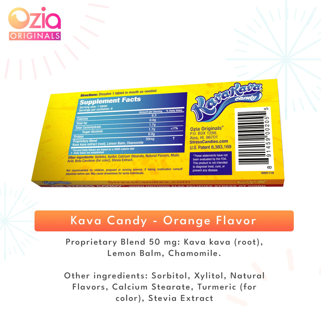 4 packs of kava kava candy