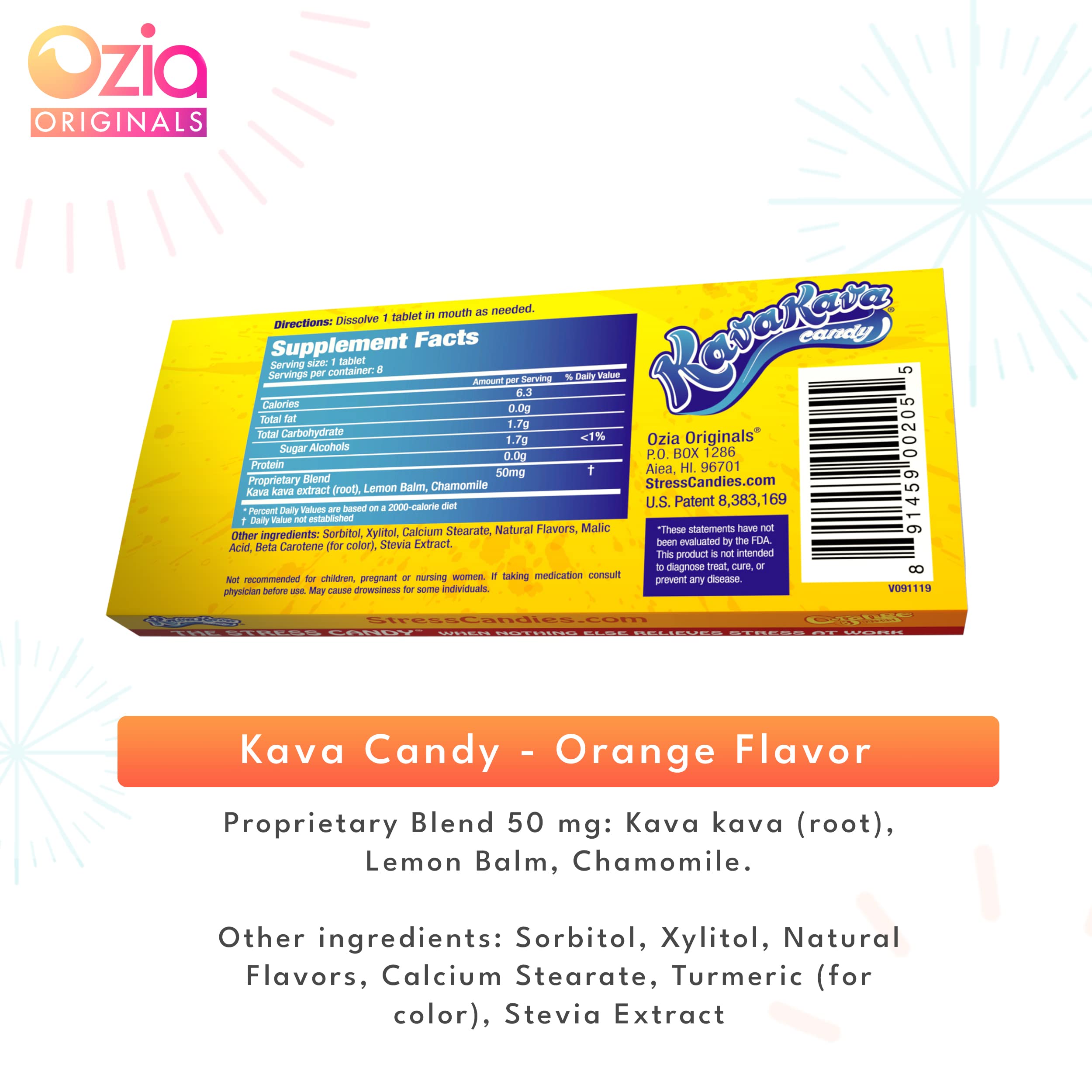 4 packs of kava kava candy