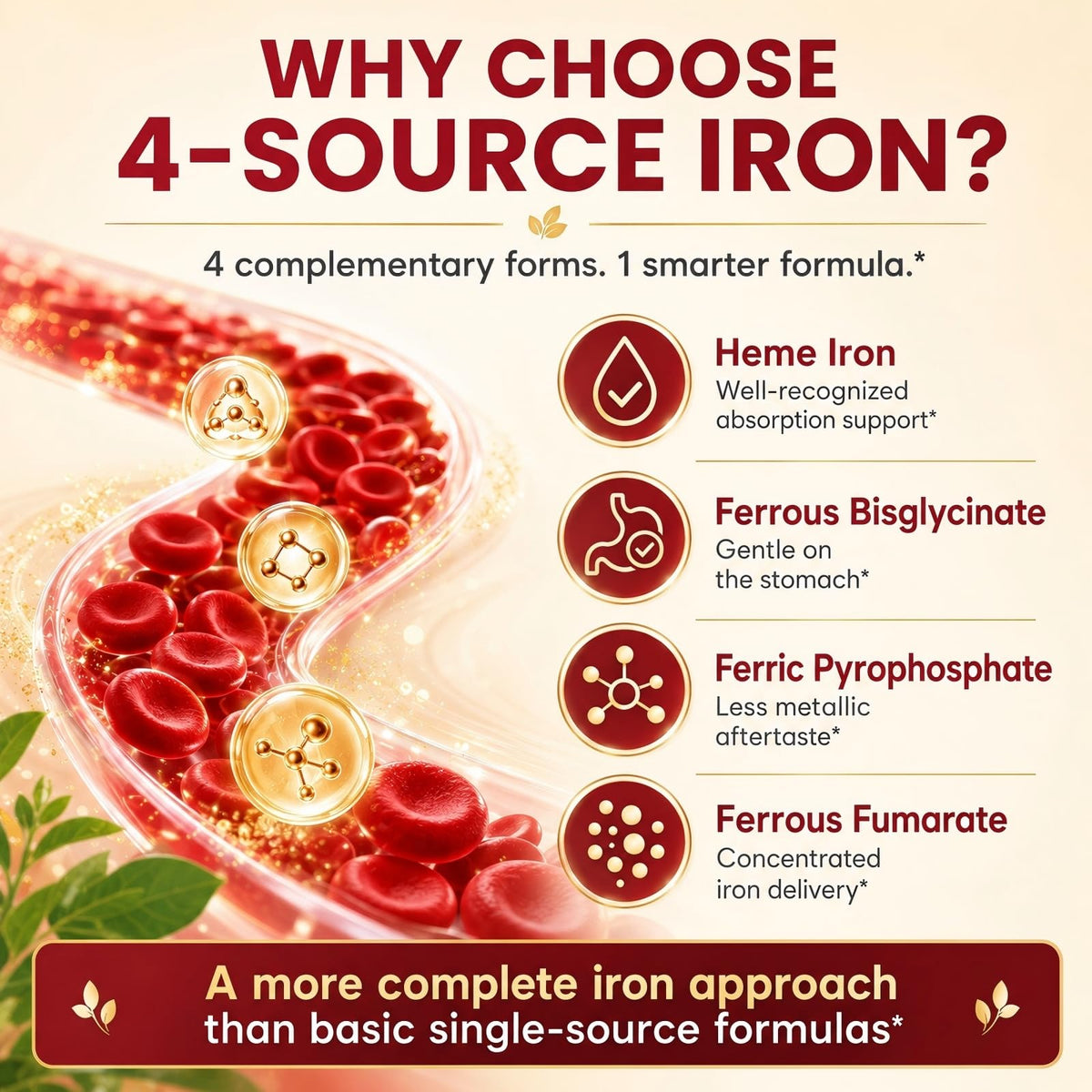 4-source iron supplement for energy