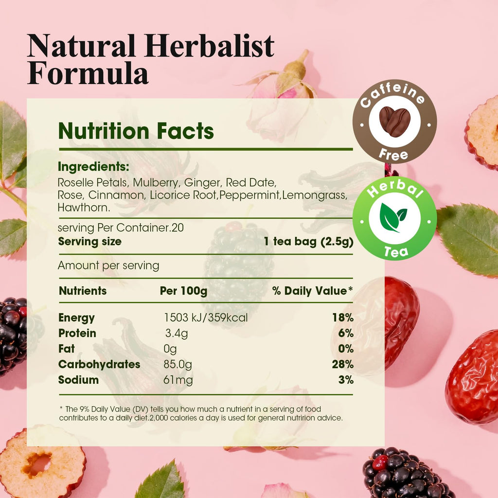 40 bags of herbal tea goodness