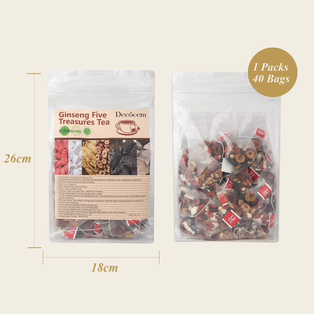 40 bags of revitalizing tea