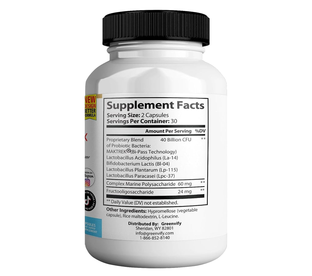 40 billion CFU digestive support capsules