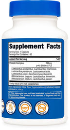 40 billion CFU probiotic complex benefits