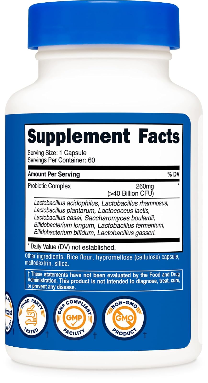 40 billion CFU probiotic complex benefits