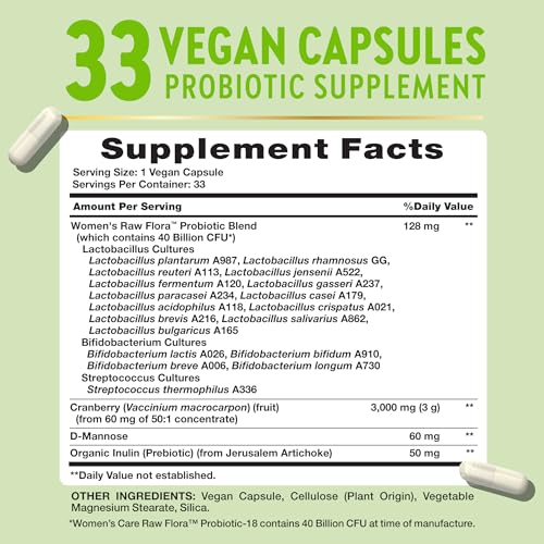 40 billion CFU women's probiotics
