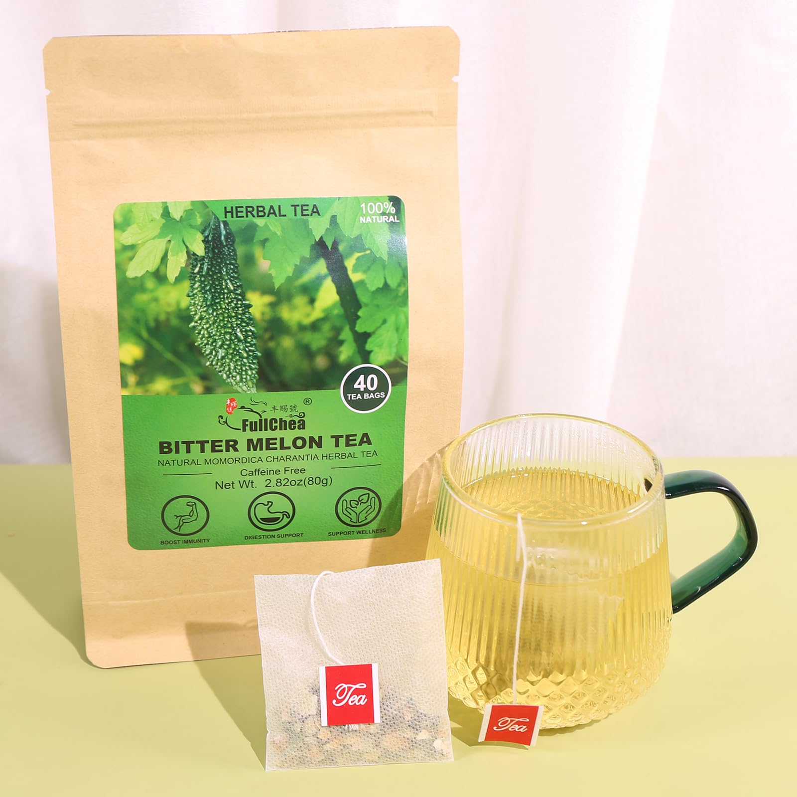 40 count bitter melon tea bags