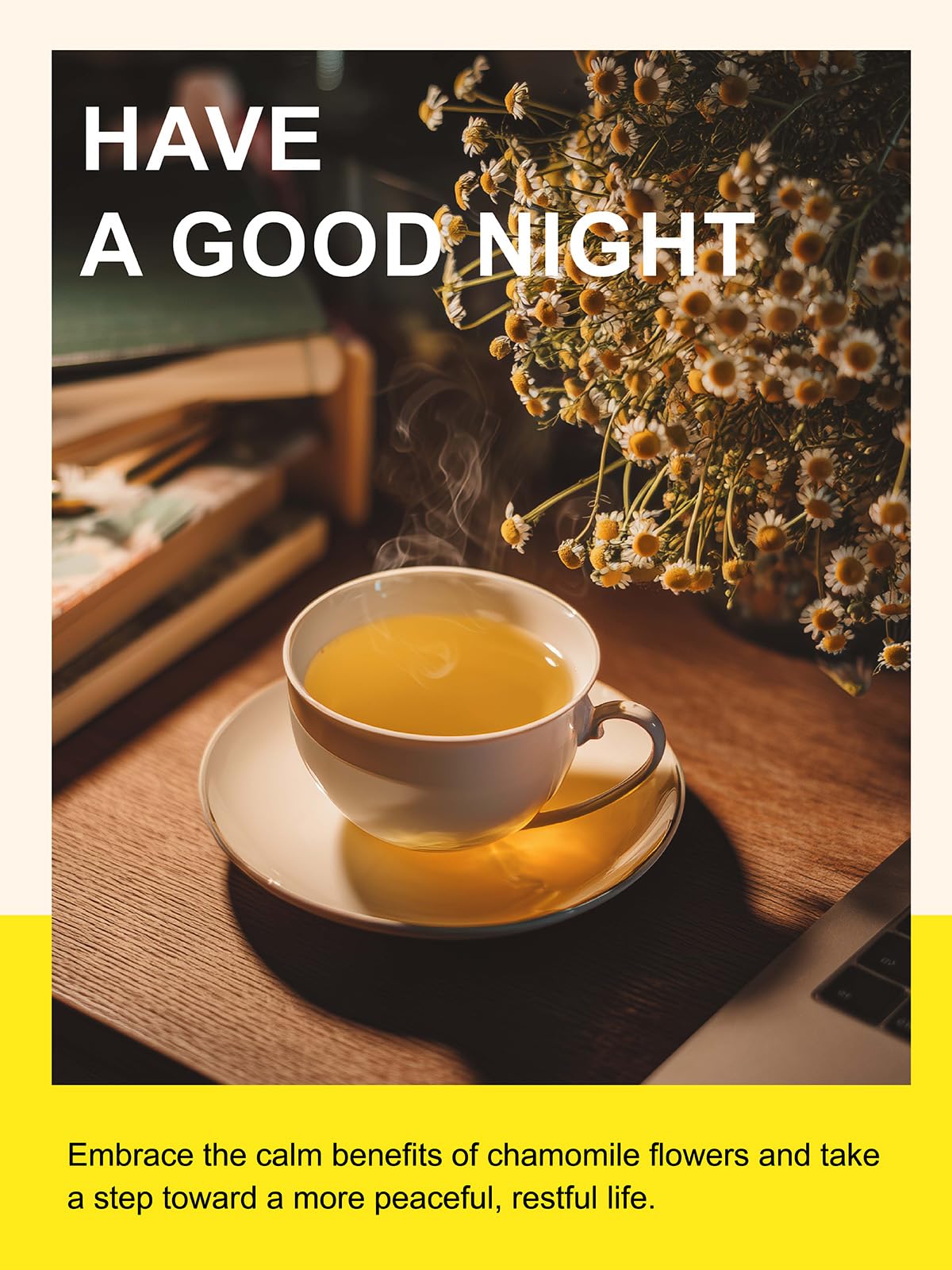 40 count chamomile tea bags for convenience
