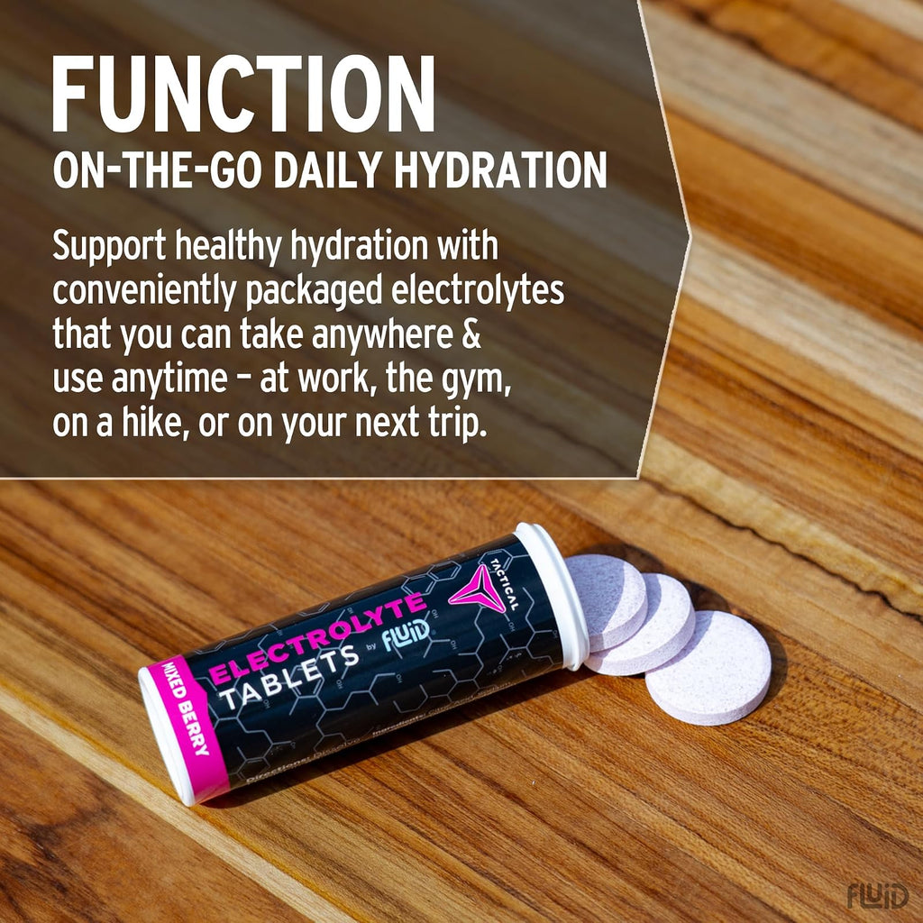 40 count electrolyte tablets for sports