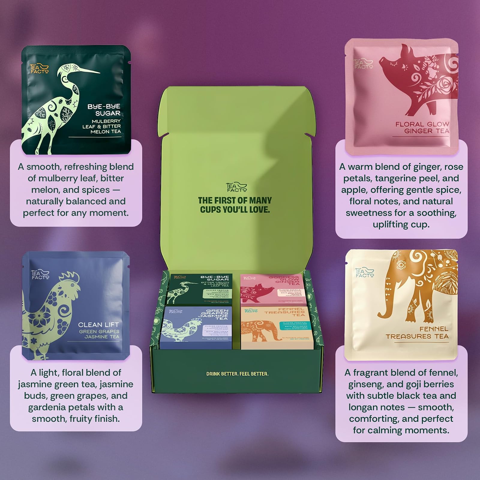 40 count herbal tea selection
