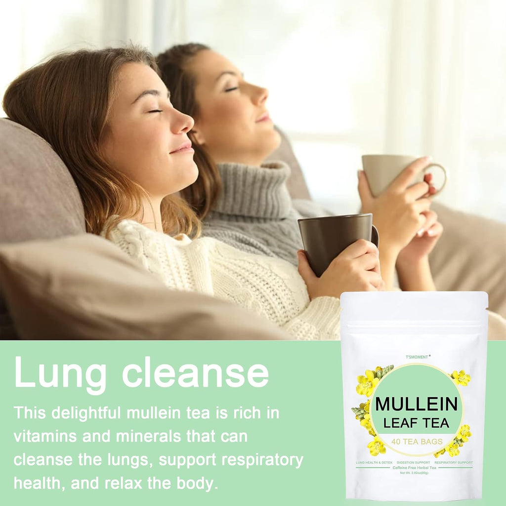 40 count mullein tea bags convenience