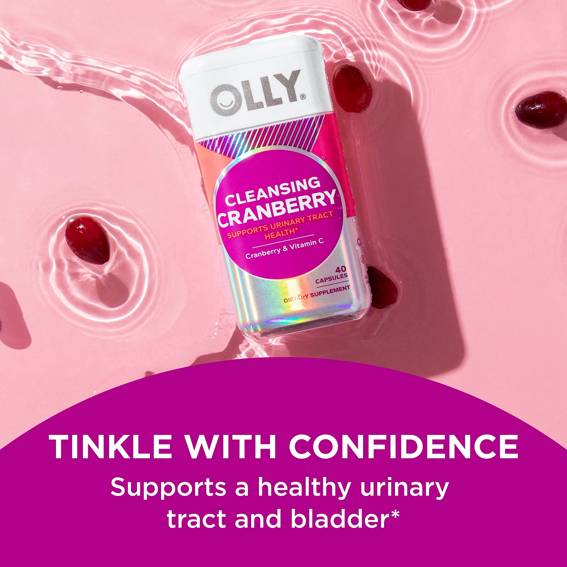 40 count OLLY cranberry capsules