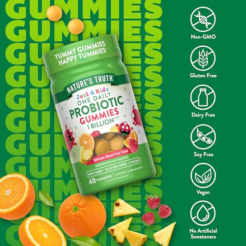 40 count probiotic gummies for kids