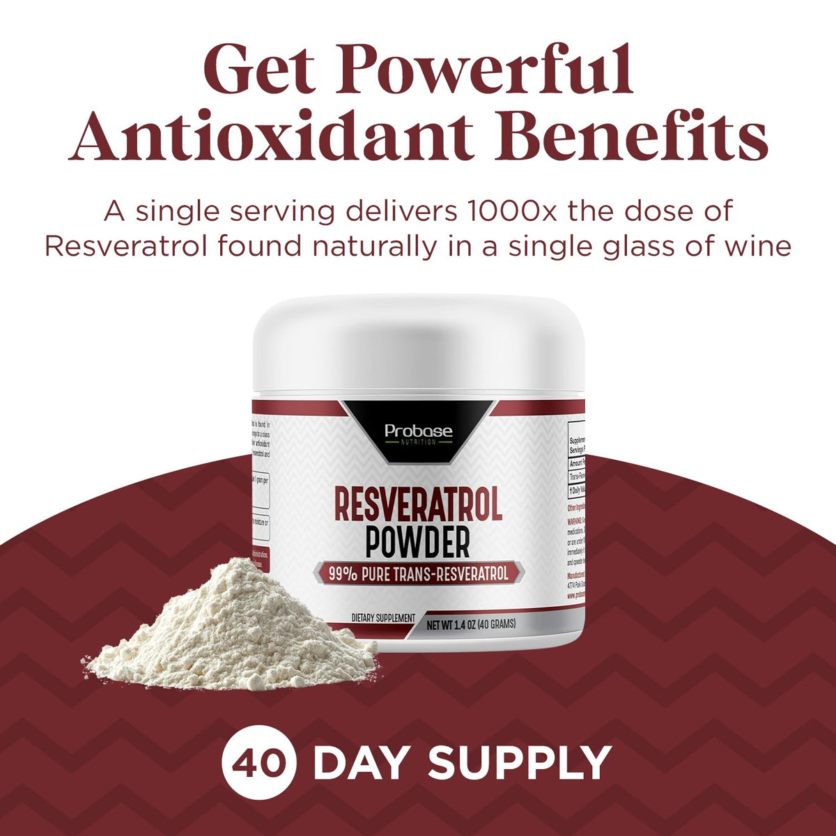 40-day supply of antioxidants