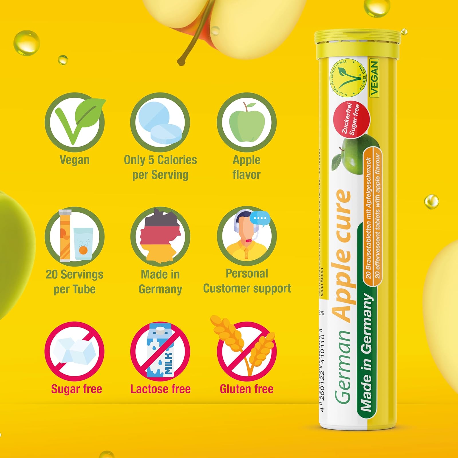 40 effervescent tablets for detox