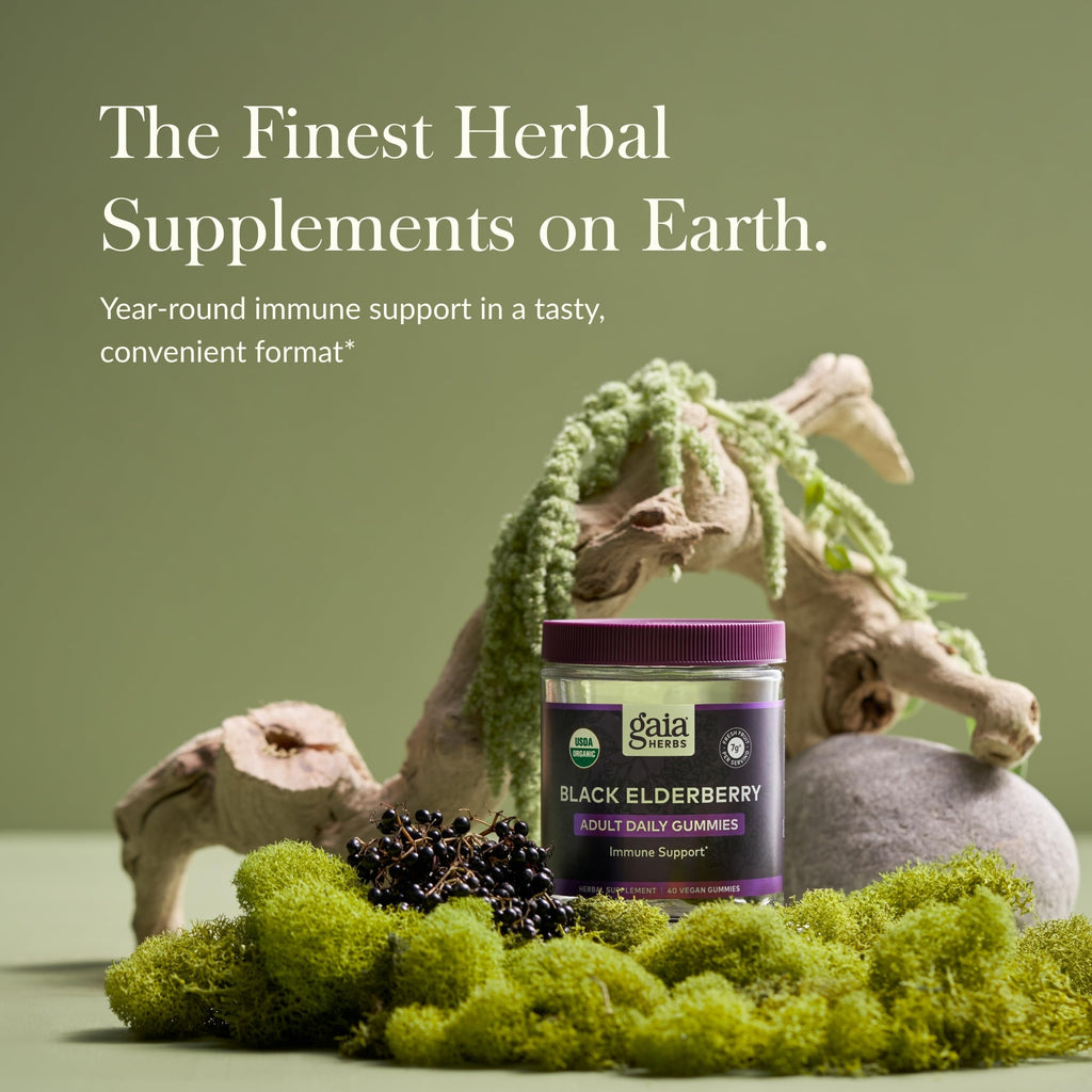 40 gummies for daily elderberry intake