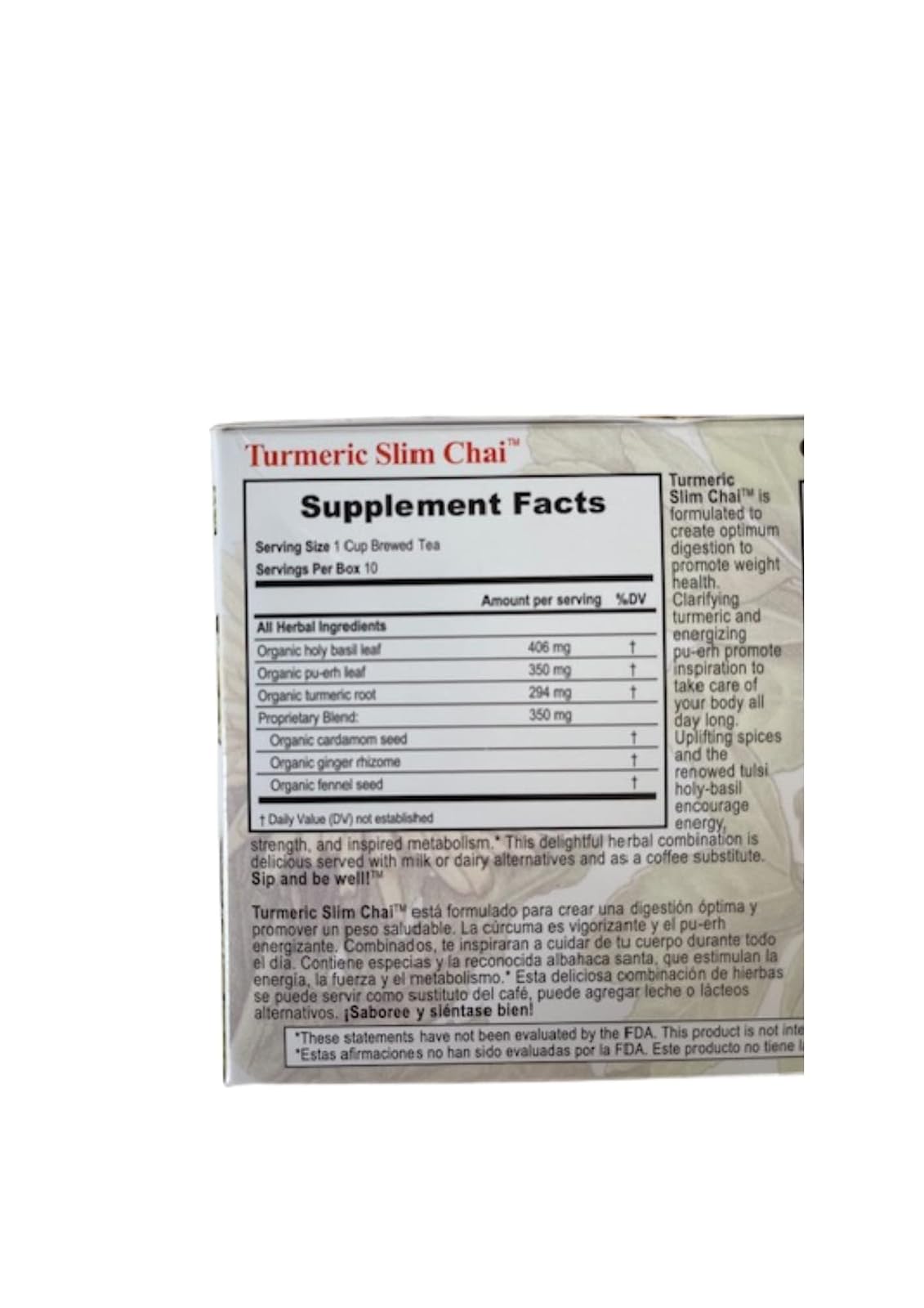 40 herbal teabags for wellness