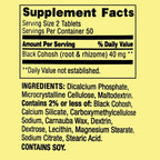 40 mg Black Cohosh supplement