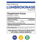 40 mg Lumbrokinase vegetarian capsules