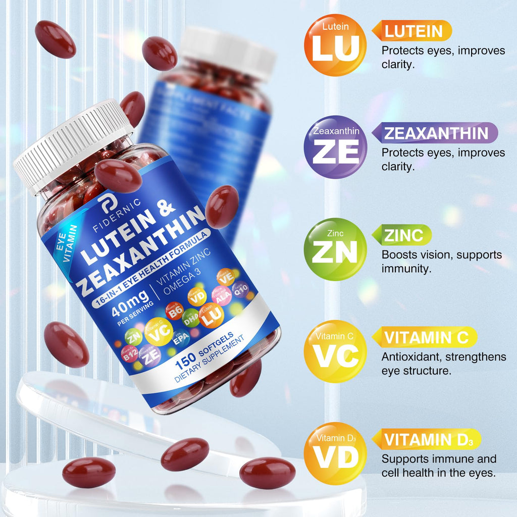 40 mg Lutein and Zeaxanthin dietary supplement