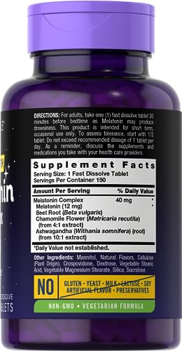40 mg melatonin for restful sleep