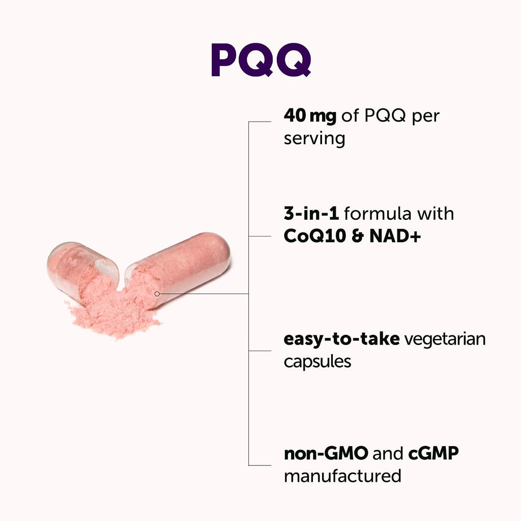 40 mg PQQ for energy support