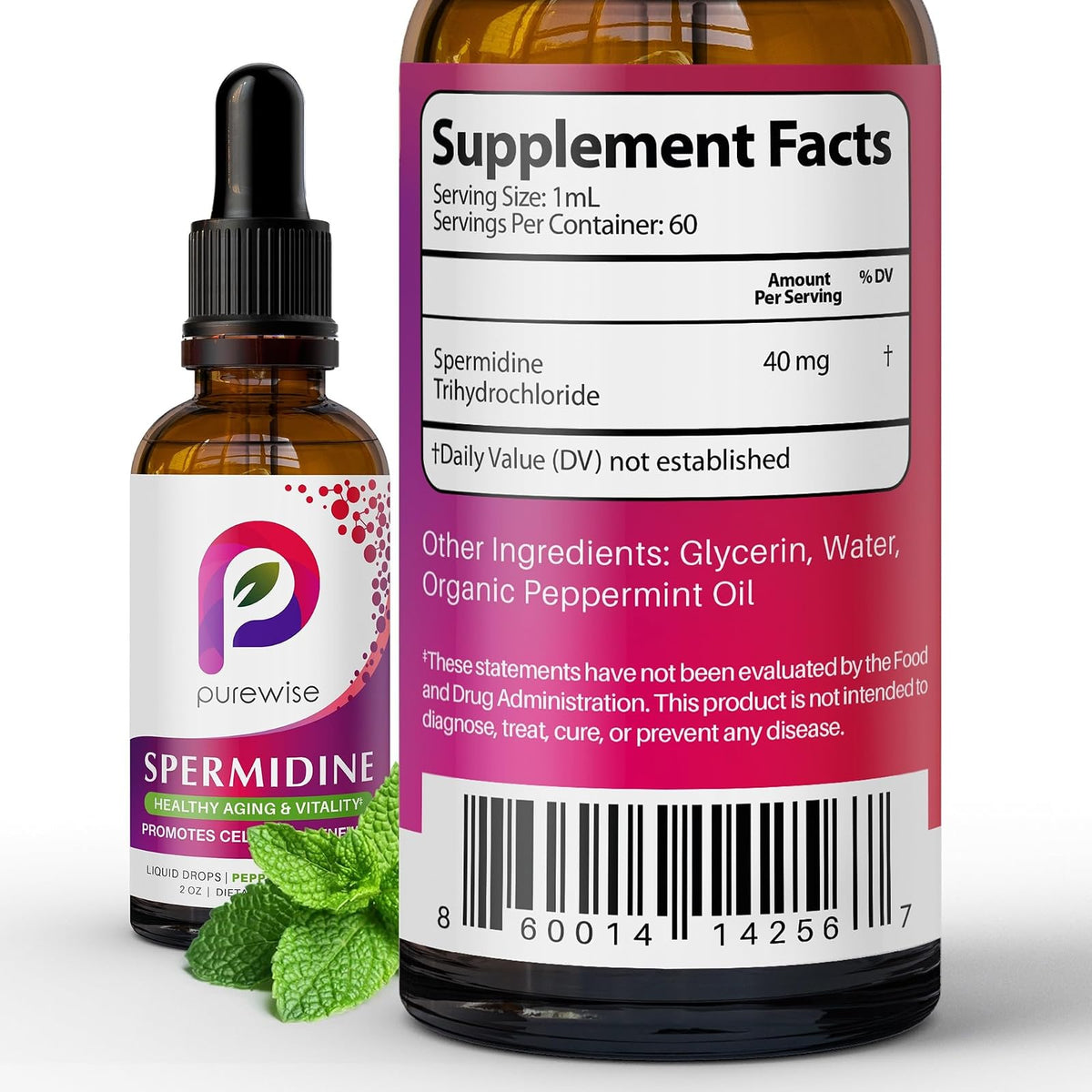 40 mg spermidine multivitamins for health