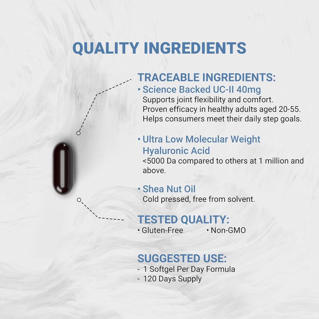 40 mg UC-II for better mobility