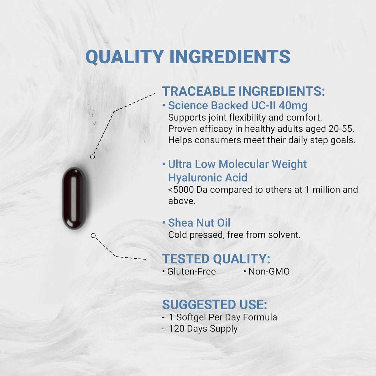 40 mg UC-II for better mobility