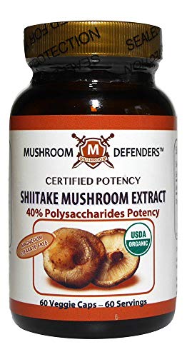 40% polysaccharide potency mushrooms supplement