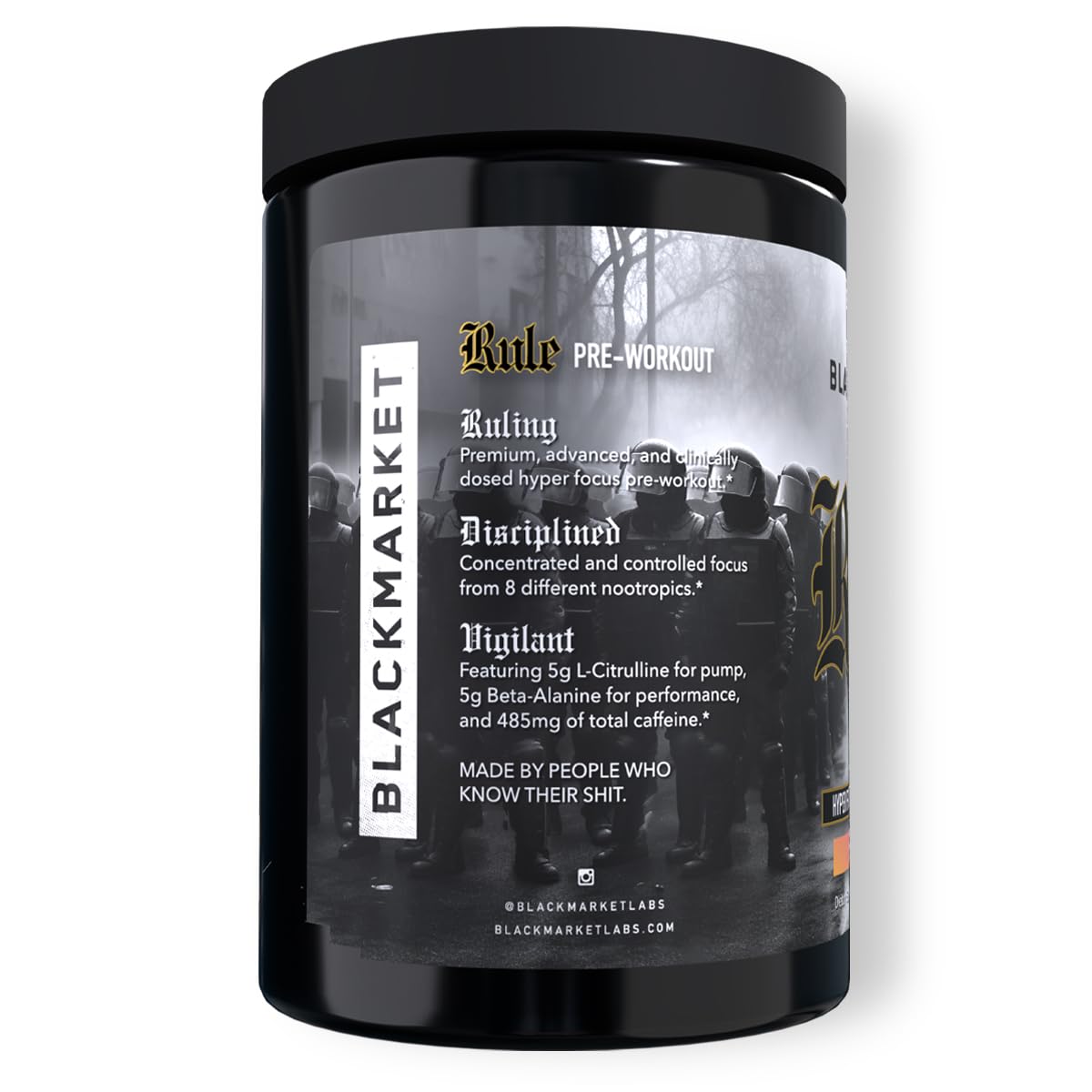 40 servings of BLACKMARKET pre-workout